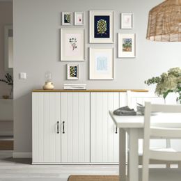 IKEA KNOPPÄNG Rahmen mit Bild 8er-Set
