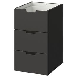 IKEA NORDLI Schubladenelement/3 Schubl.