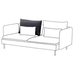 IKEA S&Ouml;DERHAMN Innenkissen f R&uuml;ckenpolst 3er-Sofa