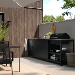 IKEA GRILLSK&Auml;R K&uuml;che, Sp&uuml;leneinheit+Kohlegrill/au