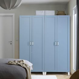 IKEA PLATSA Kleiderschrank mit 4 T&uuml;ren