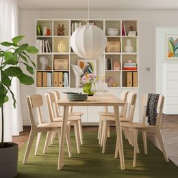 IKEA LISABO / LISABO Tisch und 6 St&uuml;hle