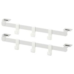 IKEA HJ&Auml;LPA 2 Aufh&auml;schie + 6 Haken + 2er-Bef