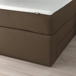 IKEA HEMFJ&Auml;LLET Boxspringbett mit Bettkasten