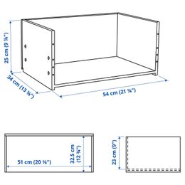 IKEA BEST&Aring; Schubladenkorpus
