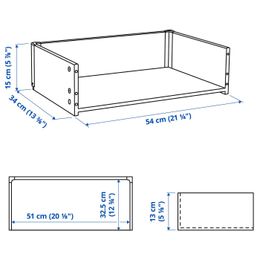 IKEA BEST&Aring; Schubladenkorpus