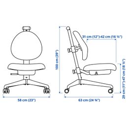 IKEA DAGNAR Schreibtischstuhl f&uuml;r Kinder