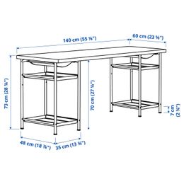 IKEA LAGKAPTEN / SP&Auml;ND Schreibtisch