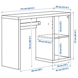 IKEA KALLAX Schreibtisch