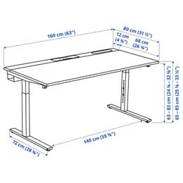 IKEA MITTZON Schreibtisch