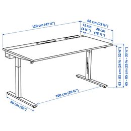 IKEA MITTZON Schreibtisch