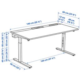 IKEA MITTZON Schreibtisch