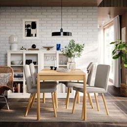 IKEA TONSTAD / TONSTAD Tisch und 4 St&uuml;hle