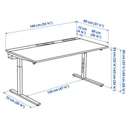 IKEA MITTZON Schreibtisch