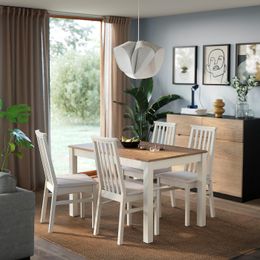 IKEA &Aring;LHULT / &Aring;LHULT Tisch und 4 St&uuml;hle