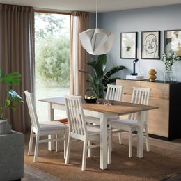IKEA &Aring;LHULT / &Aring;LHULT Tisch und 4 St&uuml;hle