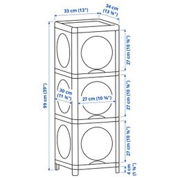 IKEA IV&Ouml;SJ&Ouml;N Schrank mit T&uuml;ren