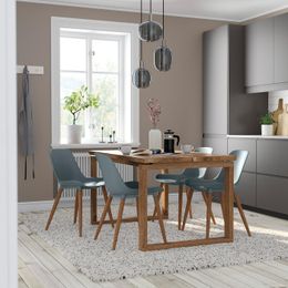 IKEA M&Ouml;RBYL&Aring;NGA / GR&Ouml;NSTA Tisch und 4 St&uuml;hle