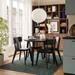 IKEA LISABO / LISABO Tisch und 4 St&uuml;hle