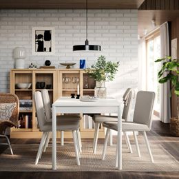IKEA TONSTAD / TONSTAD Tisch und 4 St&uuml;hle