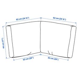 IKEA FR&Ouml;S&Ouml;N/DUVHOLMEN R&uuml;ckenpolster f&uuml;r Eckelement