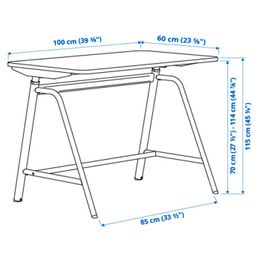 IKEA GLADH&Ouml;JDEN Schreibtisch sitz/steh