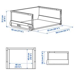 IKEA MAXIMERA Schublade hoch