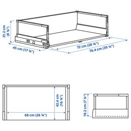 IKEA MAXIMERA Schublade hoch