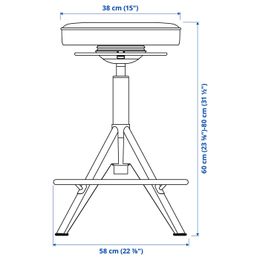 IKEA TROLLBERGET Sitz-/Stehst&uuml;tze aktiv