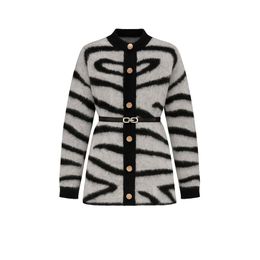 Modamihram Knit Cardigan female Grey size 38