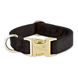 pawberry Hundehalsband Valencia schwarz M (30 - 50 cm)
