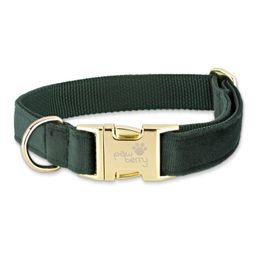 pawberry Hundehalsband Valencia forest green L (35 - 62 cm)