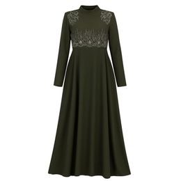 MODAMIHRAM Kleid Damen Gr&ouml;&szlig;e 42 khaki Winterkleid