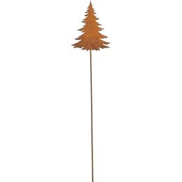 POSIWIO Gartenstab "Baum" in Hellbraun - (B)25 x (H)32,5 cm - 12% | Gartendeko