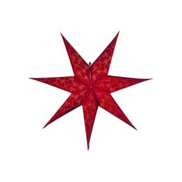STAR TRADING Papierstern "Decorus" in Rot - Ø 63 cm - 25% | Lichterketten-dekobeleuchtung