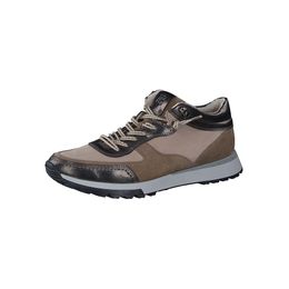 Paul Green Leder-Sneakers in Braun - 43% | Größe 40 | Damen-sneakers