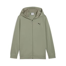 Puma Sweatjacke in Oliv - 48% | Gr&ouml;&szlig;e 140 | Kinder-sweatshirts-jacken
