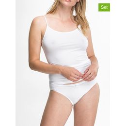 Speidel 2er-Set: Hemdchen in Wei&szlig; - 29% | Gr&ouml;&szlig;e 44 | Damen-loungewear