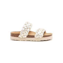 billowy Leder-Pantoletten in Gold - 59% | Gr&ouml;&szlig;e 38 | Damen-pantoletten