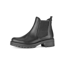 Gabor Leder-Boots in Schwarz - 43% | Gr&ouml;&szlig;e 40,5 | Damen-stiefel
