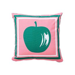 Benetton Kissen in Rosa/ Grün - 56% | Größe 40x40 cm | Dekokissen