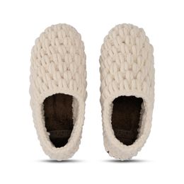 Uzurii Slipper & Pantoletten - Zehentrenner Cosy Blondie - Gr. 45 (EU) - in Beige - f&uuml;r Damen