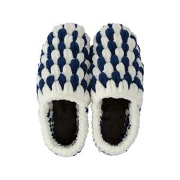 Uzurii Slipper & Pantoletten - Zehentrenner Criss Cross Blue - Gr. 38 (EU) - in Blau - für Damen