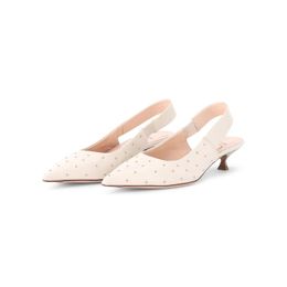 Attilio Giusti Leombruni Agl Low-Top Sneaker - Pumps Lenor aus Leder - Gr. 41 (EU) - in Creme - f&uuml;r Damen