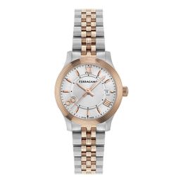 Salvatore Ferragamo Uhr - Analoge Quarzuhr Ac-Ferragamo Duo 28Mm-Fw - Gr. unisize - in Silber - f&uuml;r Damen