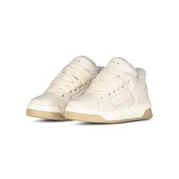 Hogan Low-Top Sneaker - Cunky Sneaker mit Woll-F&uuml;tterung - Gr. 40 (EU) - in Creme - f&uuml;r Damen