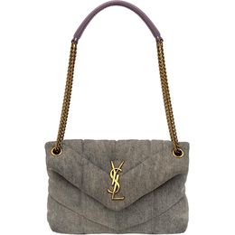 SAINT LAURENT Crossbody Bags - SAINT LAURENT Puffer Bag - Purple - Gr. unisize - in Orange - f&uuml;r Damen