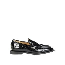 Ganni Studs Square Toe Loafer - Gr. 40 (EU) - in Schwarz