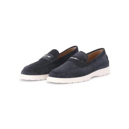 Tod's Tod's Low-Top Sneaker - Loafers aus Veloursleder - Gr. 44,5 (EU) - in Blau - f&uuml;r Damen
