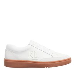 Lauren by Ralph Lauren Lauren Ralph Lauren Low-Top Sneaker - Hailey 6-Sneakers-Low Top Lace - Gr. 38 (EU) - in Wei&szlig; - f&uuml;r Damen